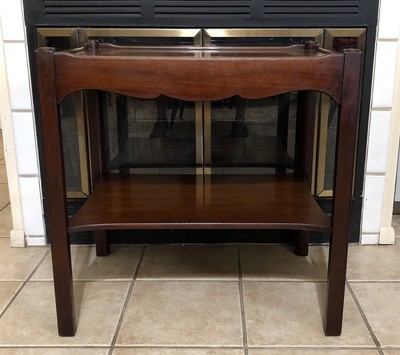 ANTIQUE Kittinger Buffalo New York END TABLE Chippendale Wood Furniture ...