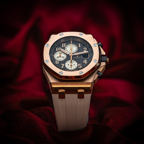 Audemars Piguet Royal Oak Offshore Chronograph “Half Brick” Rhodium ...