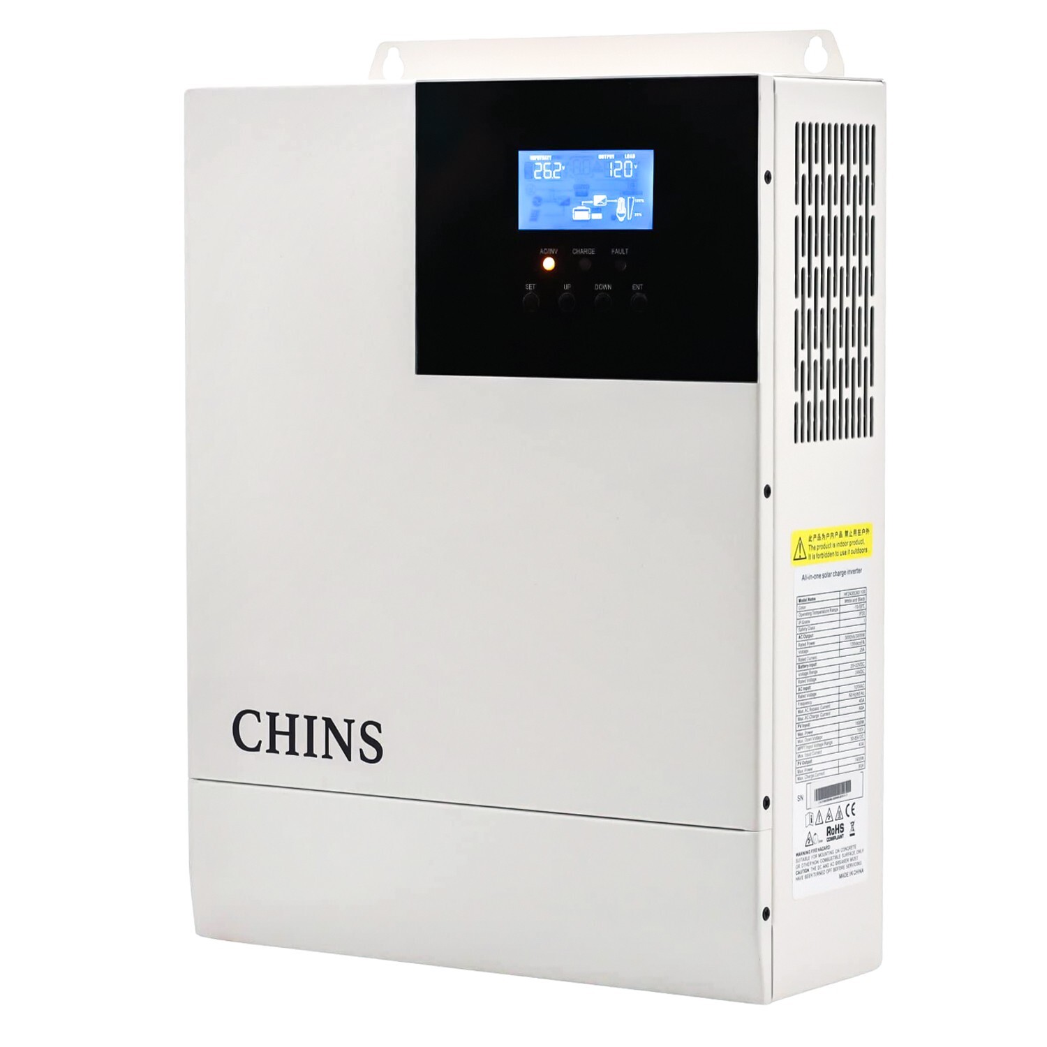 CHINS 24V 3000W Inverter (Including Solar Controller) Suitable for 24V ...