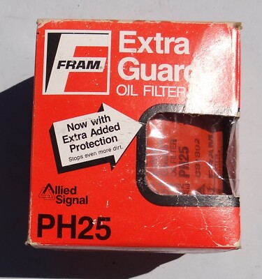 Fram Extra Guard PH25 Oil Filter 62-80 Buick 60-78 Cadillac 78 Chevy 64 ...