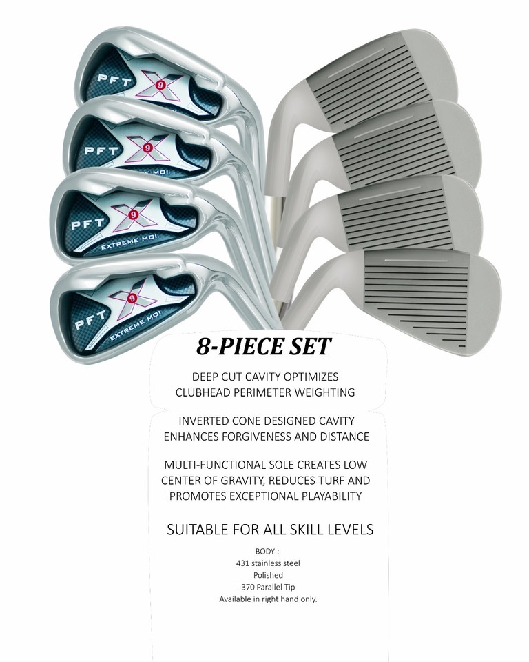 Big Tall Golf Clubs XXL Made +2" XL Extra Long Irons Set Jumbo Grips | eBay