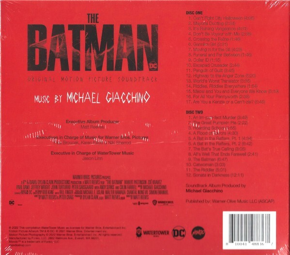 MICHAEL GIACCHINO "THE BATMAN" NEW 2CD OST Soundtrack OOP Matt Reeves ...