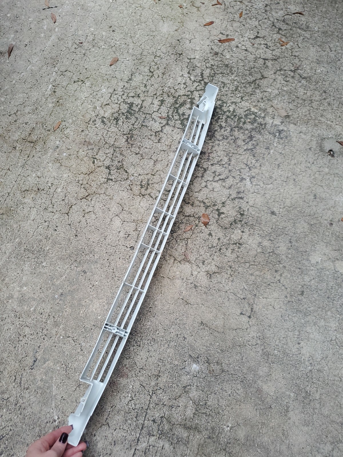 WR74X10240 GE refrigerator toe grille Used Black Part# 200D1263 | eBay