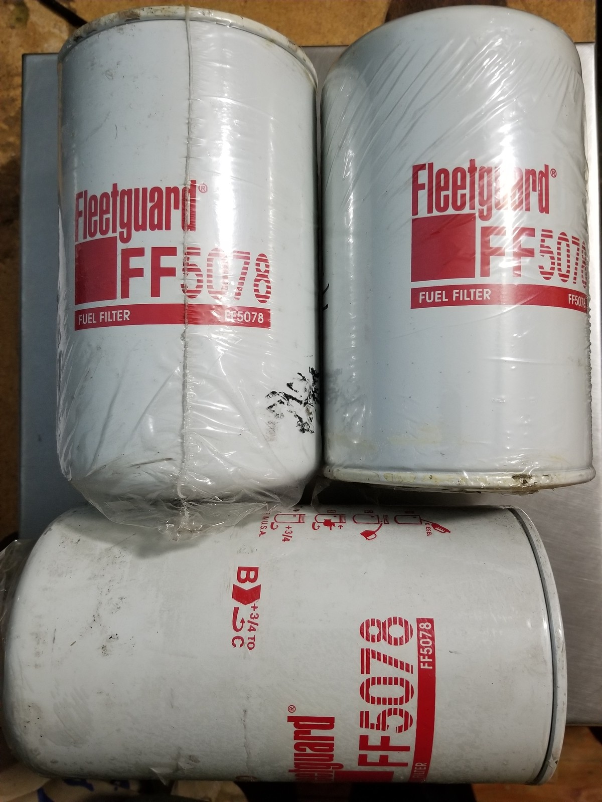 FLEETGUARD Lot of 3pcs Fuel Filter Part# FF5078 - NEW | eBay