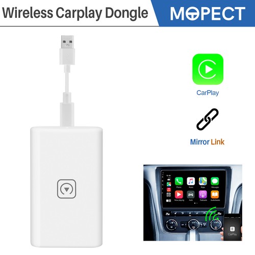 MOPECT Wireless CarPlay Adapter Dongle Box For IOS Apple Car Android ...