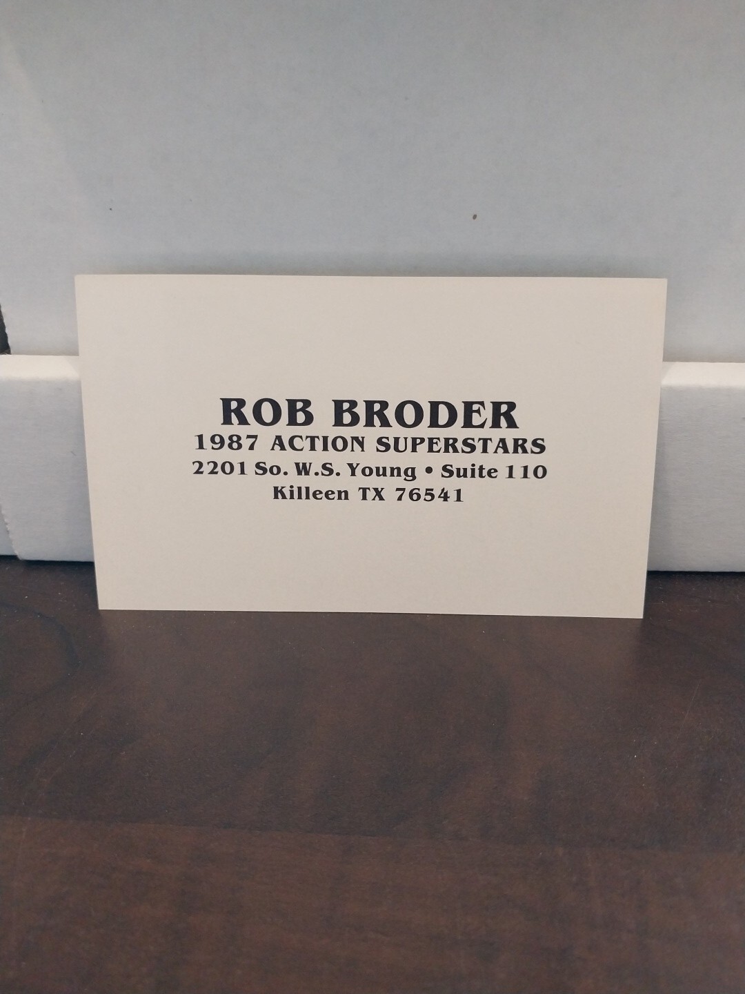 WADE BOGGS 1987 Rob Broder Action Superstars 3" X 5" Baseball Card | eBay