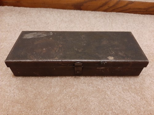 Vintage Small Metal 'Treasure Chest' for Gold Silver Coins Bullion Bars ...