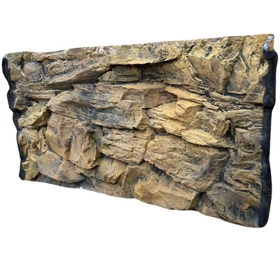 Aquarium Vivarium Background 3D ROCK 77x42cm for Fluval Roma 125 fish ...