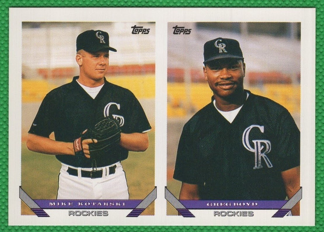 1993 Topps - Future Stars of the Colorado Rockies #621 Greg Boyd, Mike Kotarski (RC) for sale ...
