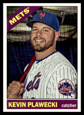 2015 Topps Heritage #592 Kevin Plawecki Rookie New York Mets | eBay