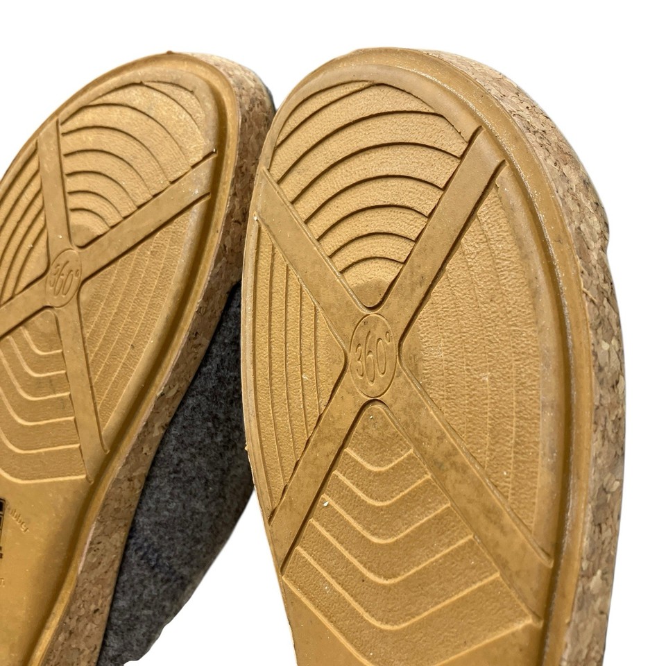 Taos Wool Do Clogs Womens 11 Gray Cork Slip On Comfort Slides Made in ...