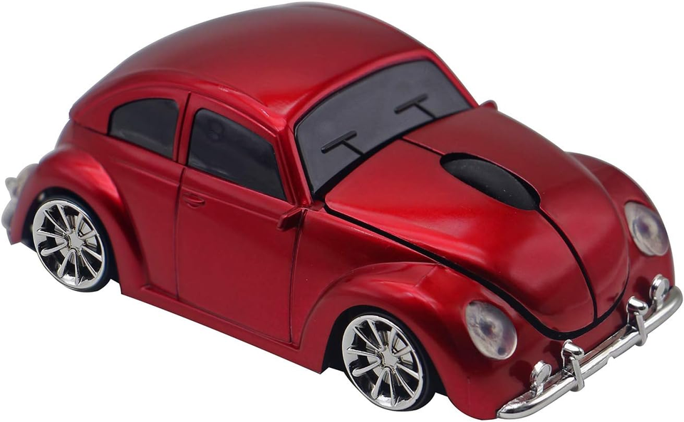 VW Beetle Wireless Sports Car Shape Mouse Mice Computer Laptop PC ...