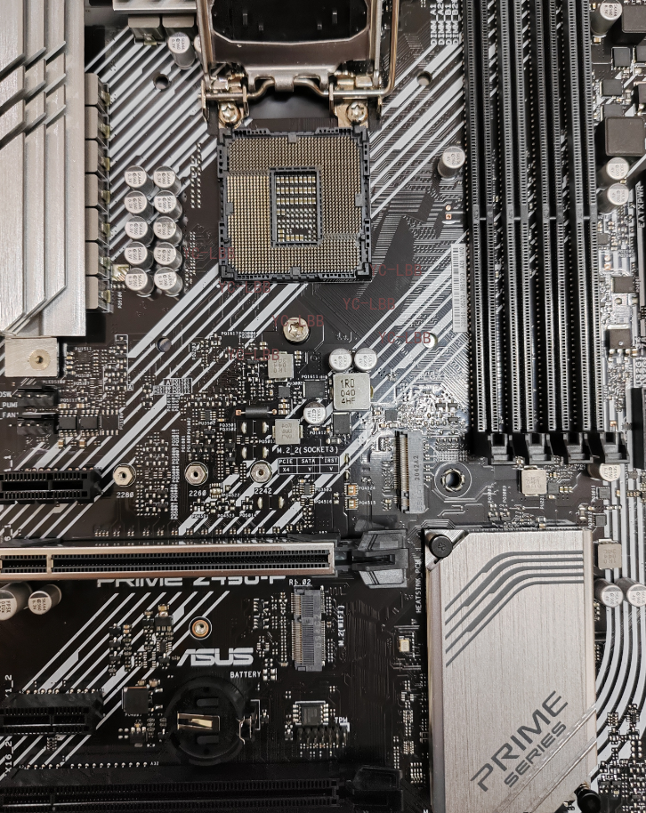 Intel Z490 Asus PRIME Z490-P motherboard LGA 1200 ddr4 ATX Dual M.2 Usb ...