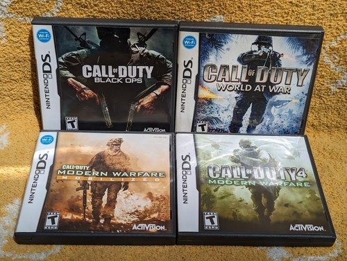 Call of Duty 4 Game Lot Black Ops World War Modern - Nintendo DS 2DS ...