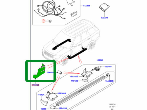 GENUINE LAND ROVER FENDER MOULDING FOR SIDESTEPS RANGE ROVER 13 ON ...