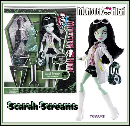 Monster High I LOVE FASHION Scarah Screams & 3 Outfits Exclusive ...