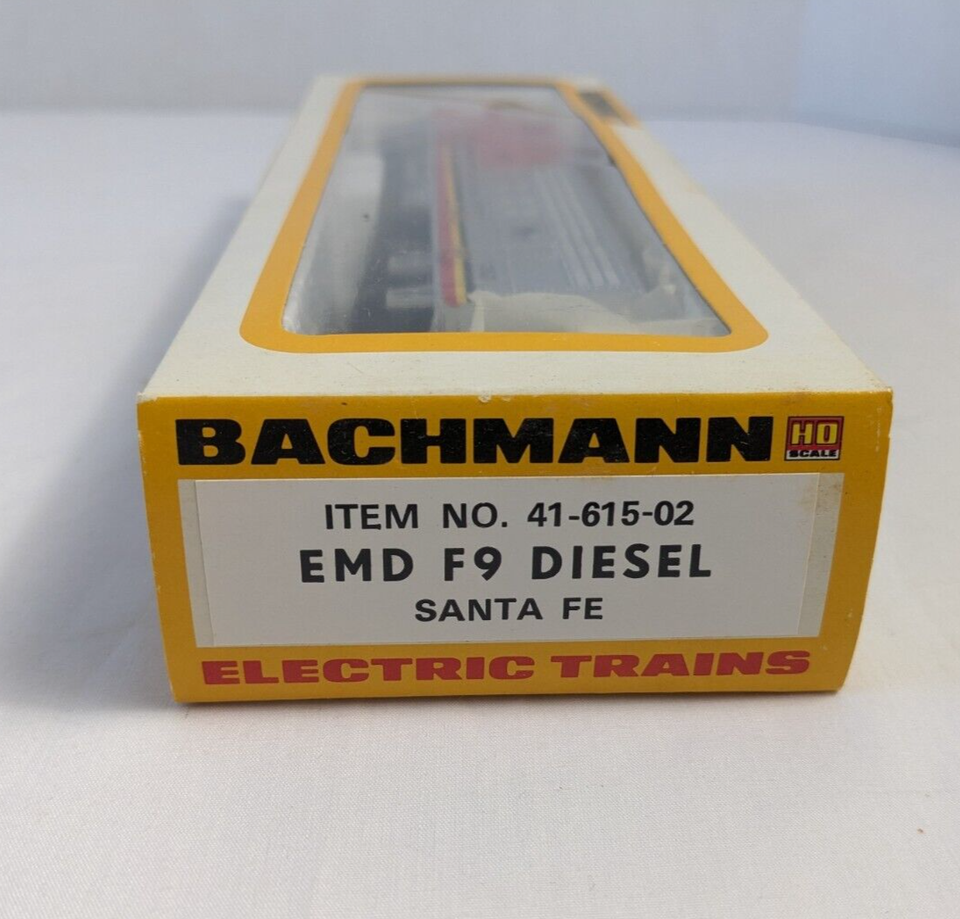 BACHMANN HO Train SANTA FE EMD F9 DIESEL ENGINE Item #41-615-02 ...
