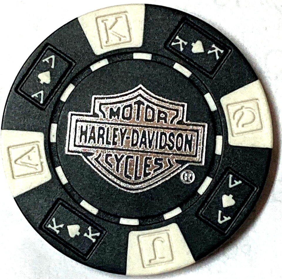 Harley Poker Chip TILLEY HD SALISBURY, NC BLACK | eBay