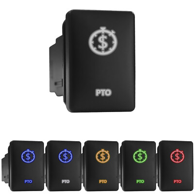 PTO Symbol - LED Push Button Rocker Switch - Direct Replacement (Fit ...