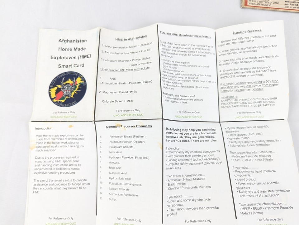 US Army Iraq Afghanistan War IED Detection Rule of Force ROE Soilder ...