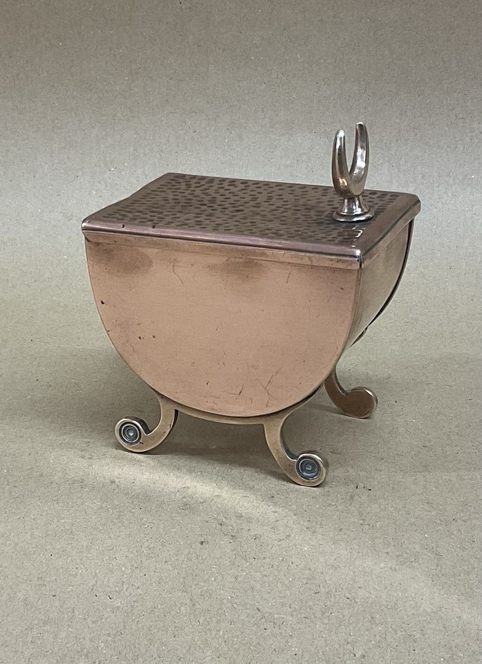 Arts And Crafts Copper & Brass Tea Caddy Picard Of London C1890 | eBay