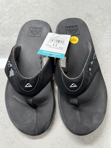 Men's Reef "ROVER DA CHAIN" Sandals (BLACK) Flip Flops Size 11 NEW | eBay