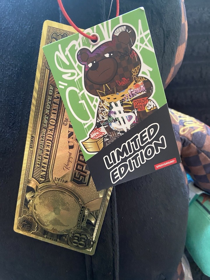 Sprayground Marked Up In Paris- The Rizz Backpack Ultra Rare Limited ...