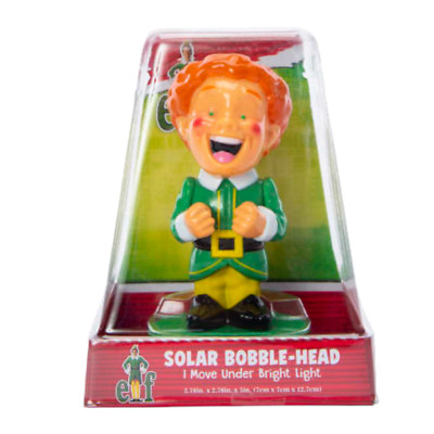 Buddy the Elf Movie SOLAR Powered BOBBLE HEAD ELF The Movie NIP | eBay