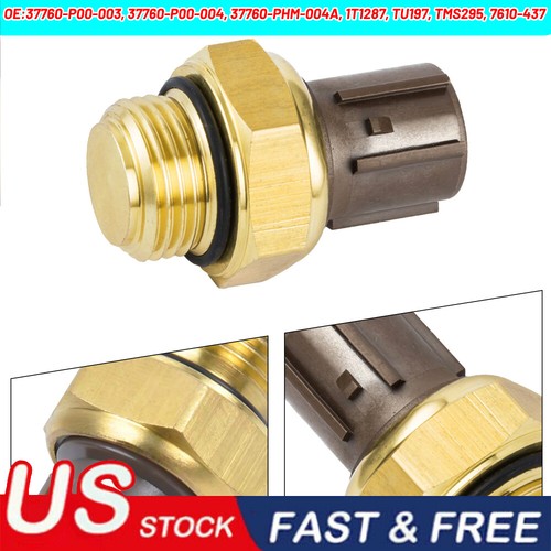 For Honda Acura Radiator Coolant Fan Temperature Sensor Water Temp ...