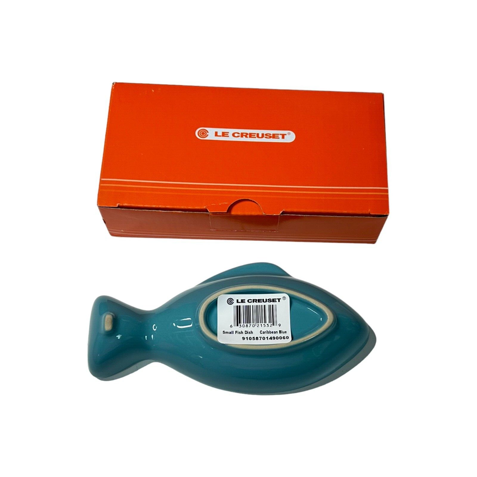 Le Creuset Small 6" Fish Dish - Caribbean Blue | eBay