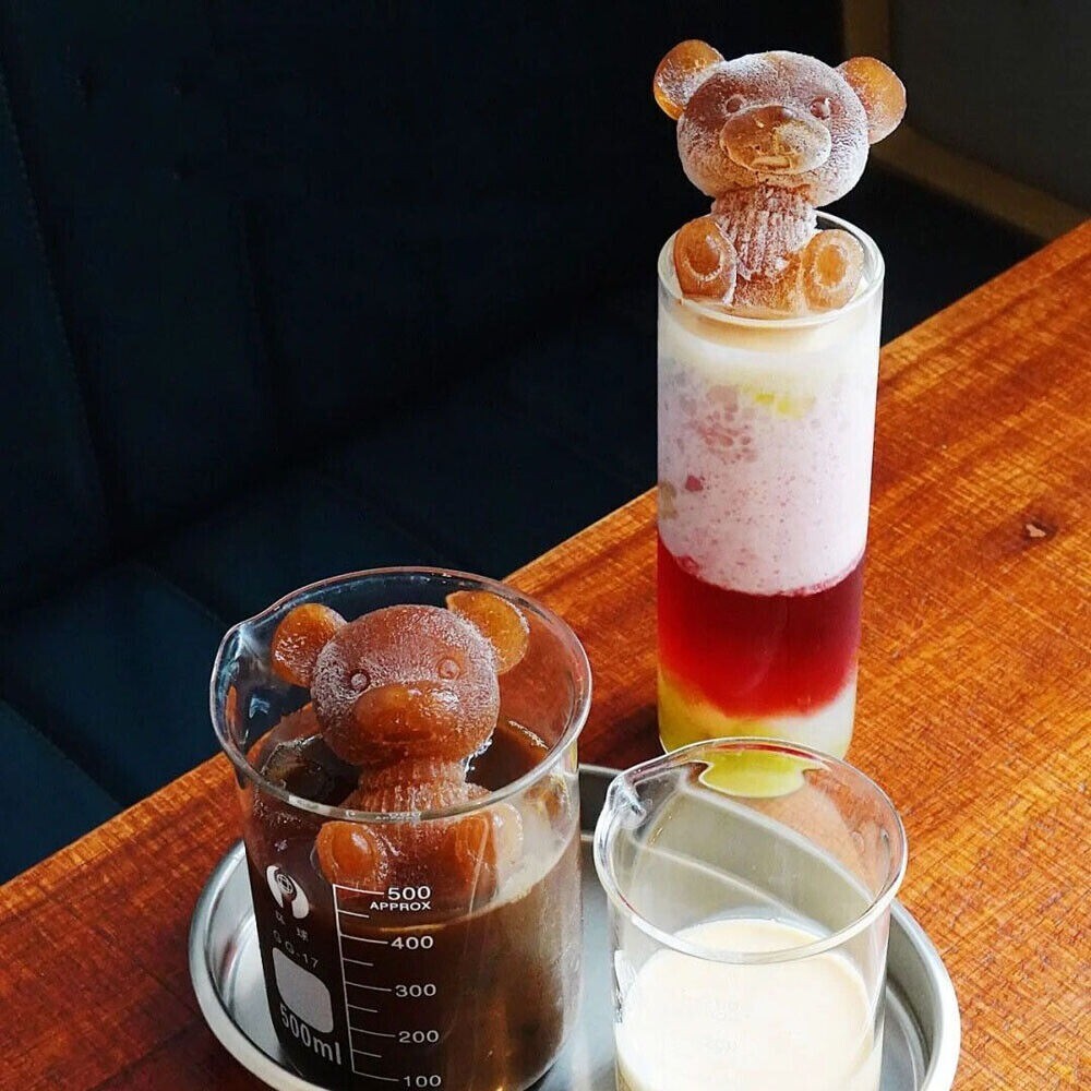 Milk Tea Bear Shape Animal Dropper Mold High-quality Chocolate Mold | eBay