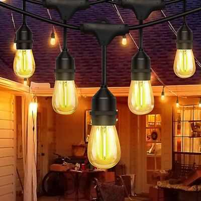 HEAVY DUTY FESTOON E27 IP65 WATERPROOF LED OUTDOOR GARDEN STRING LIGHTS ...