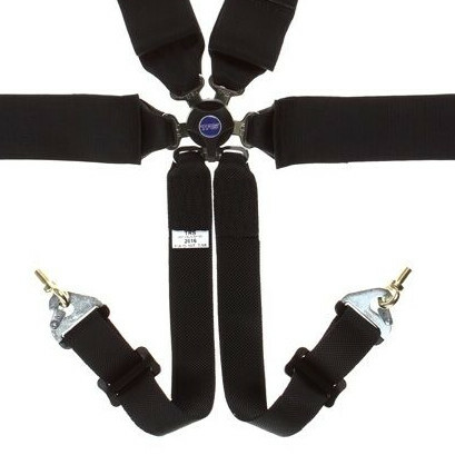 TRS Pro/Magnum Harness Crutch Strap - 2 Point BLACK *** NOT FIA ...