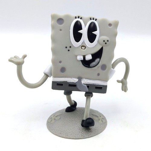 Spongebob Squarepants Culturepants Old Timey 5" Figure w Stand Gray ...