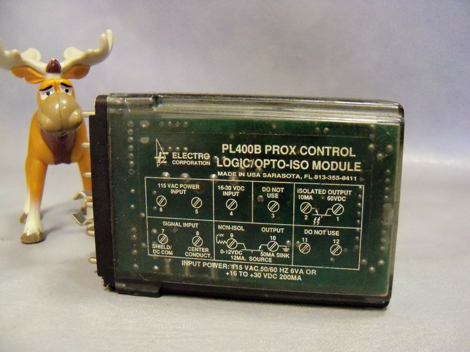 Electro PL400B Prox Control Logic / OPTO-150 Module 115 VAC +16 To +30 ...