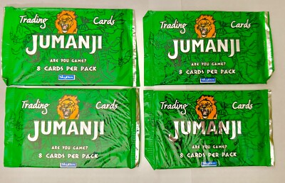 Vintage 1995 JUMANJI "Are You Game Movie Trading Cards 4 Packs - SkyBox ...