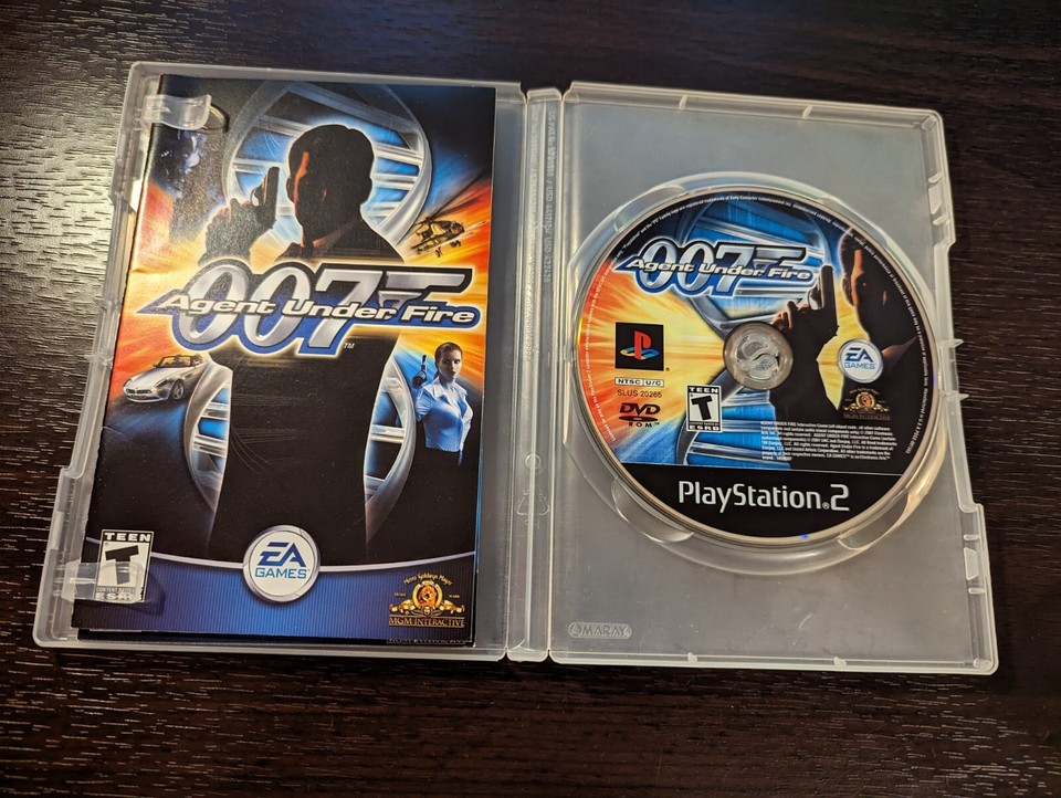 007 NIGHTFIRE and AGENT UNDER FIRE Playstation 2 PS2 Bond Tested Discs ...