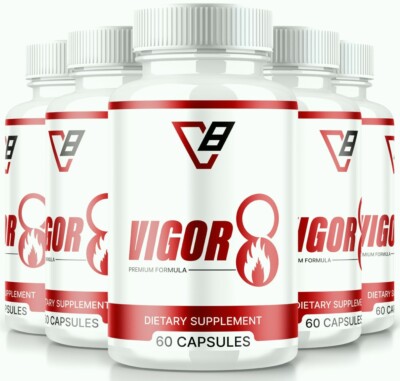 (5 Pack) Vigor 8 Advanced Male Health Pills to Improve Stamina and ...