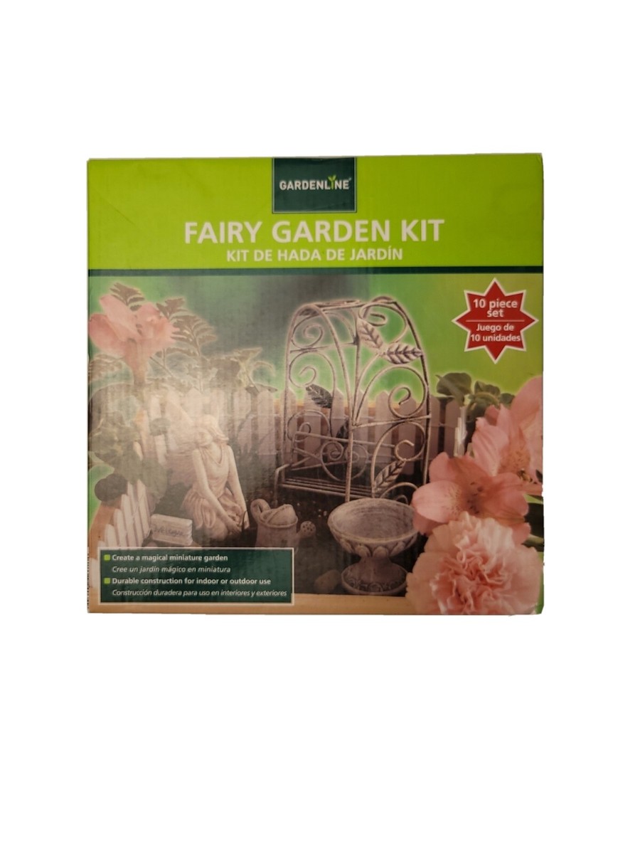 Copper Miniature Garden Kits Black And Brown 8inch Curated Cart Metal