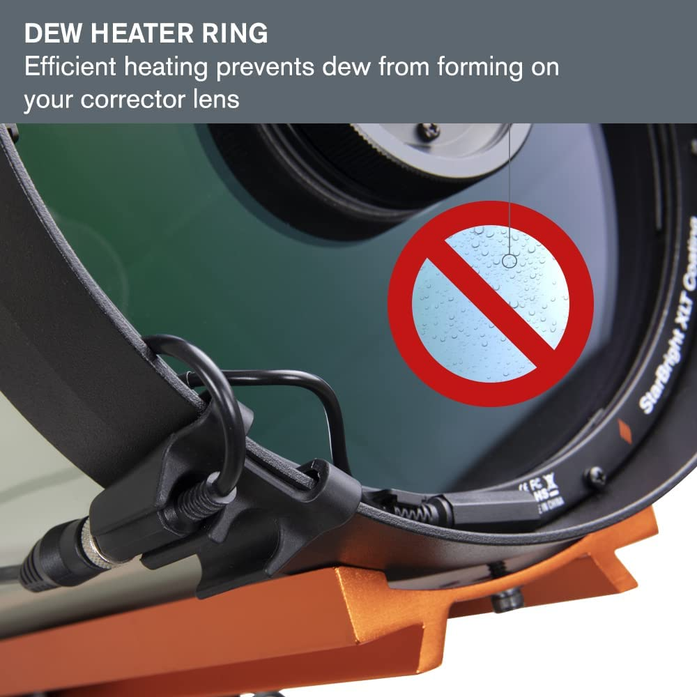 Celestron - Dew Heater Ring - Aluminum Dew Prevention - Compatible 8 ...