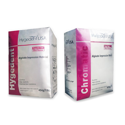 Alginate Hygedent Mint Flavor "Fast" or "Regular" Set Optional 1 lb/Bag ...