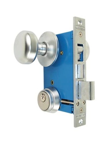 RHR Right Hand Reverse Satin Chrome 26D Finish Double Cylinder Iron ...