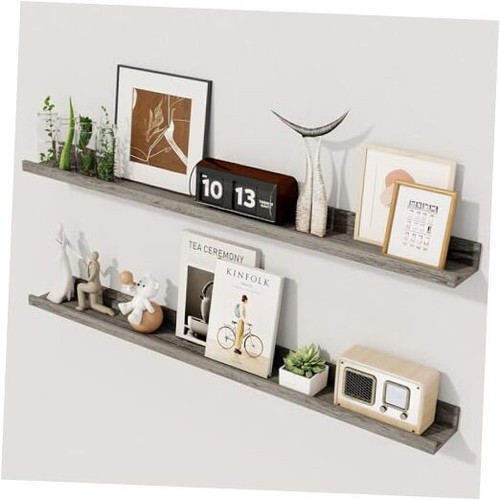 Picture Ledge Shelf | 36 Inch Floating Shelves for Wall Set of 2 ...