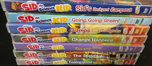 7 SID THE SCIENCE KID DVD lot: Campout~ Green~ Gizmos~ Sing~ Change~Club~Feeling | eBay