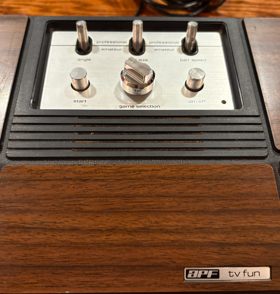 Original APF TV FUN "Pong" Game Console - Model 401A - Untested AS-IS ...