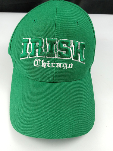 ST PATTY DAY IRISH CHICAGO BASEBALL CAP ADJUSTABLE FITS MOST GREEN ...
