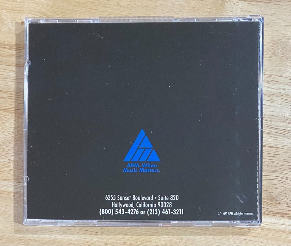 Associated Production Music APM Library Sound FX CD Audio For Video KPM ...