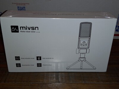 New & Sealed! Mivsn Live Podcast Microphone For Gaming, Podcast - NIB ...
