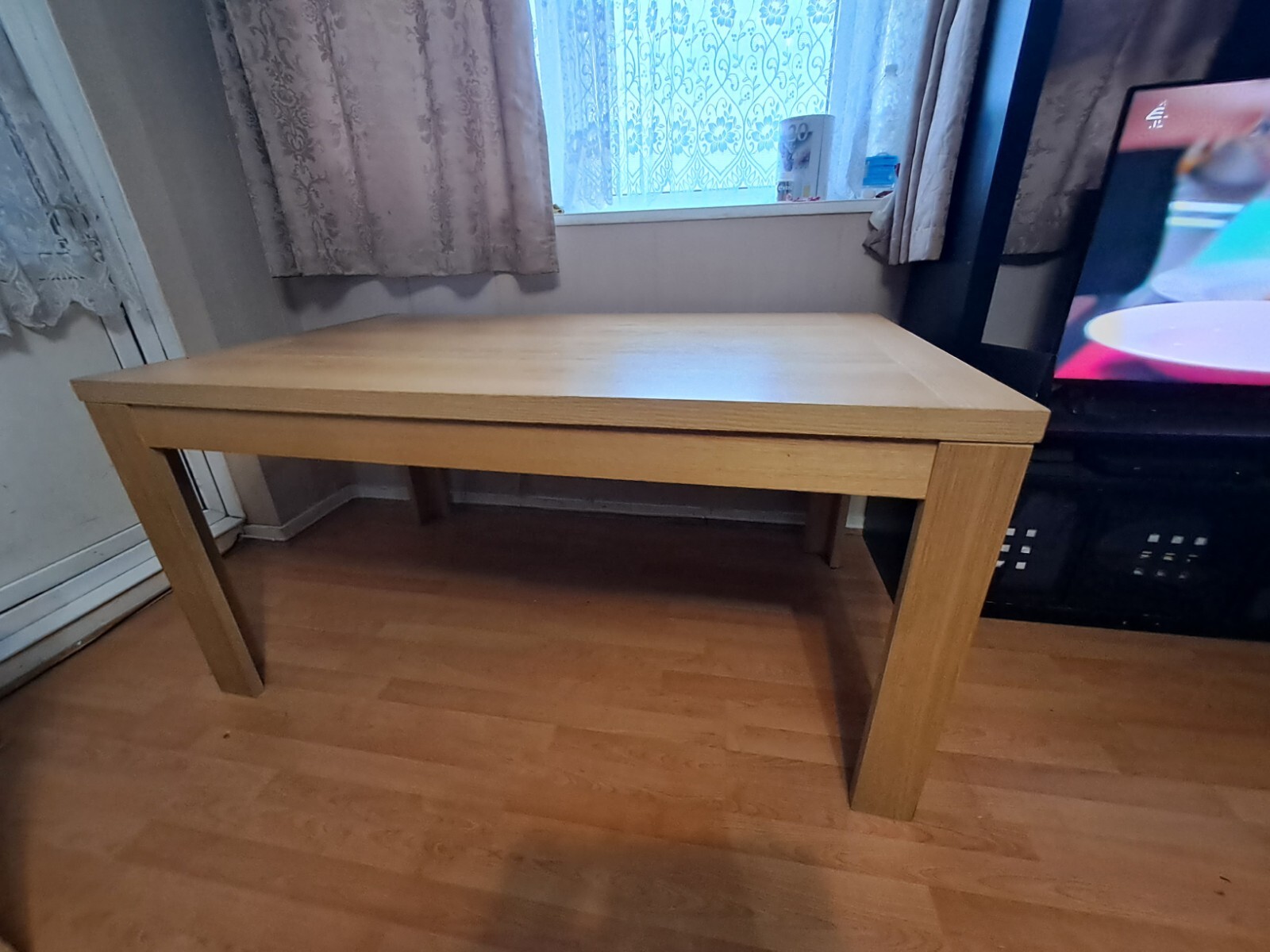 Wooden Dining Table Plain | eBay UK