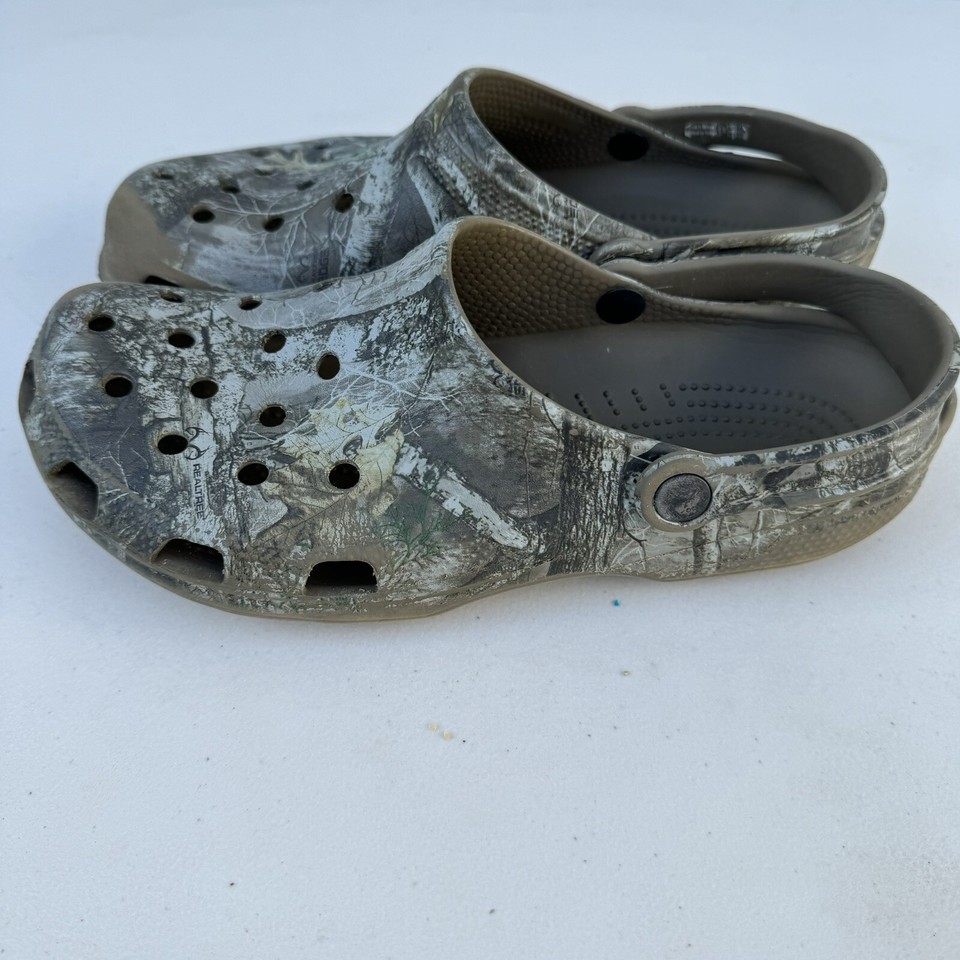 Crocs Classic Realtree Edge Camo Clog Sport Men's Size 11 READ | eBay